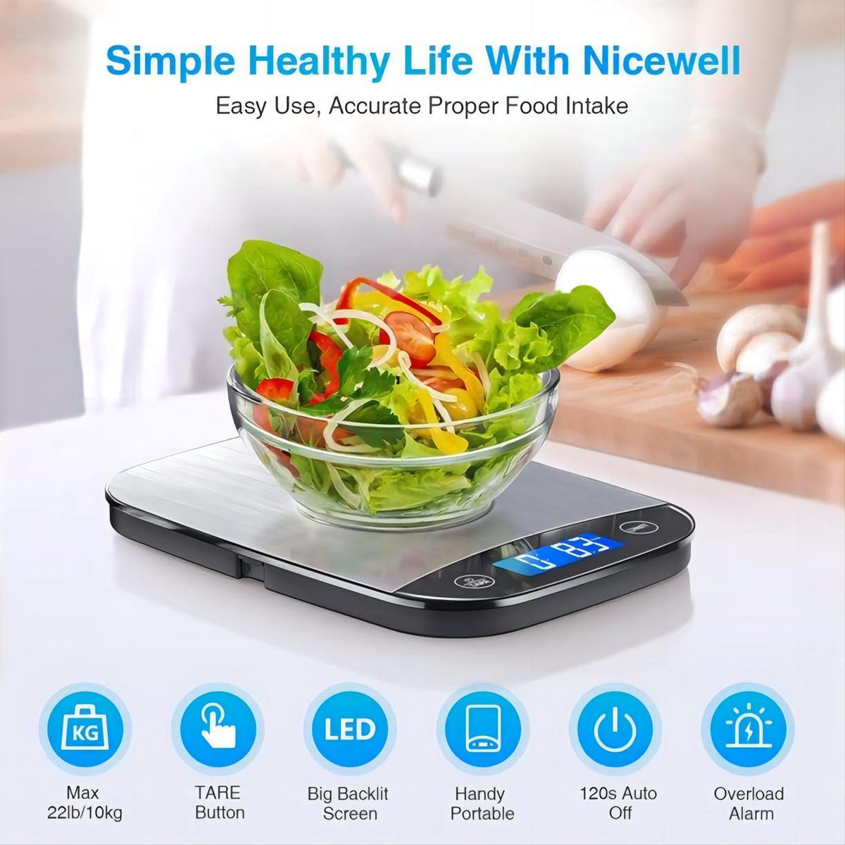 Kitchen Food Scale LED Display – SUGIFT